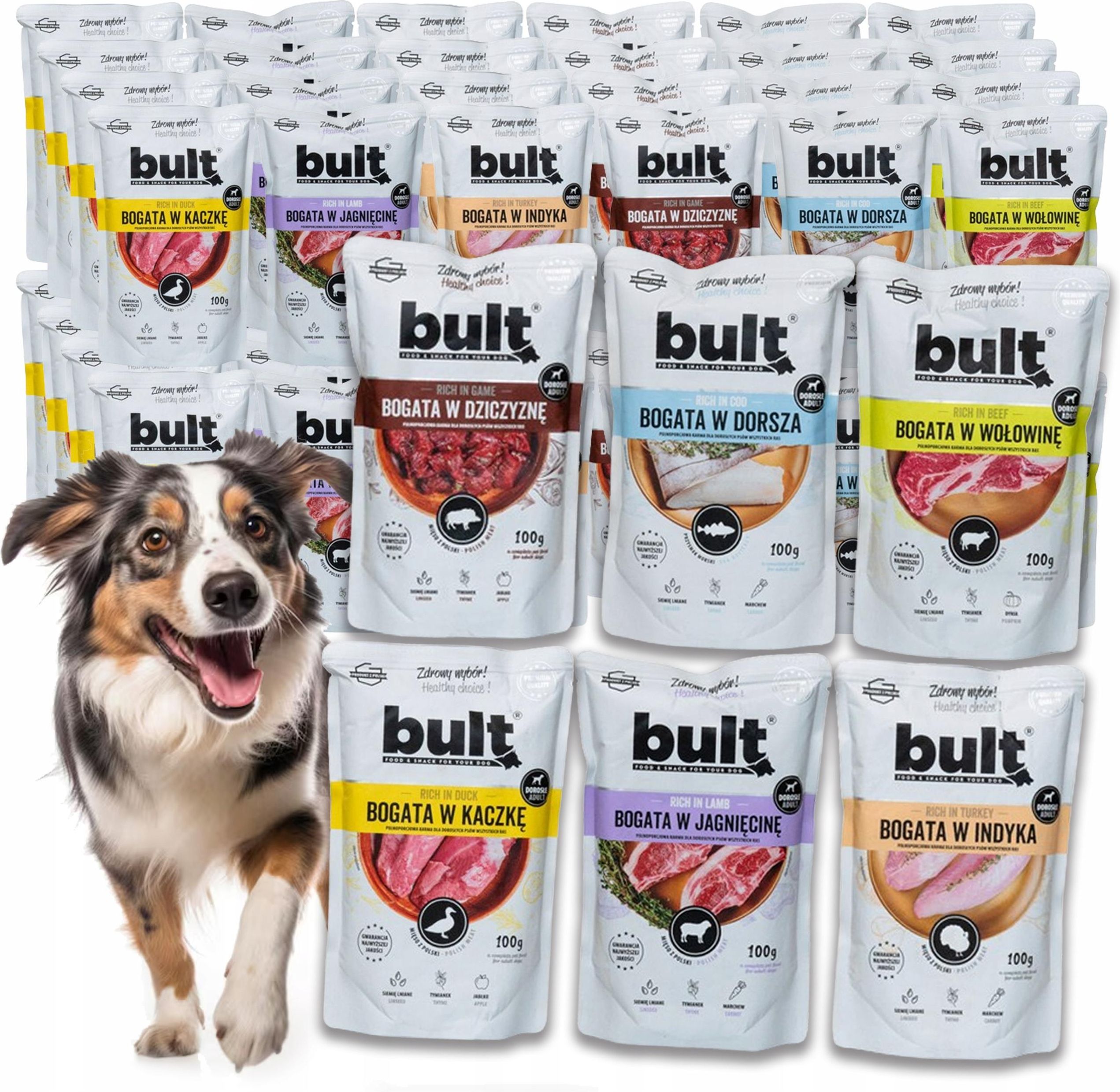 Karma Bult Mokra Karma Dla Psa Saszetki Mięso Zestaw Mix Smaków 48X100G ...