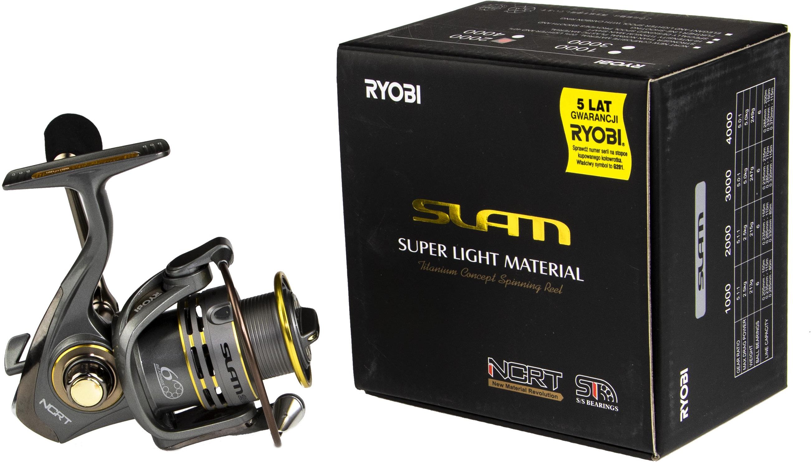 Ryobi Kołowrotek Slam 2000 38529 - Ceny i opinie - Ceneo.pl