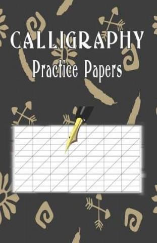 Calligraphy Practice Paper: 100 sheet pad, calligraphy style writing ...