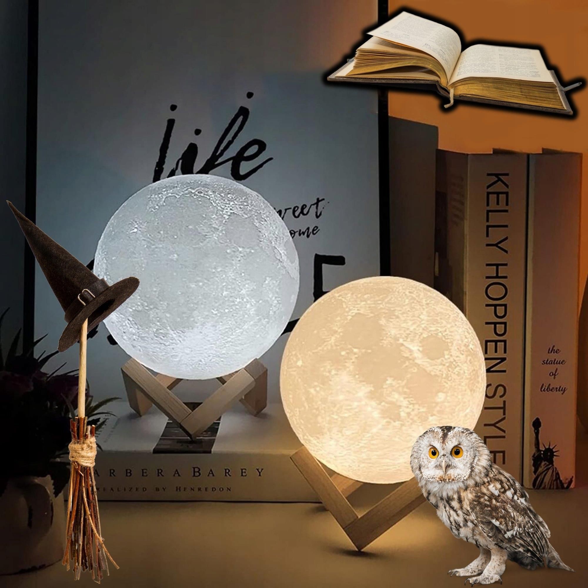 Lampka Nocna Księżyc Dla Dzieci Led Rgb Lampa 3D Moon Light Na Pilot - Opinie i atrakcyjne ceny ...