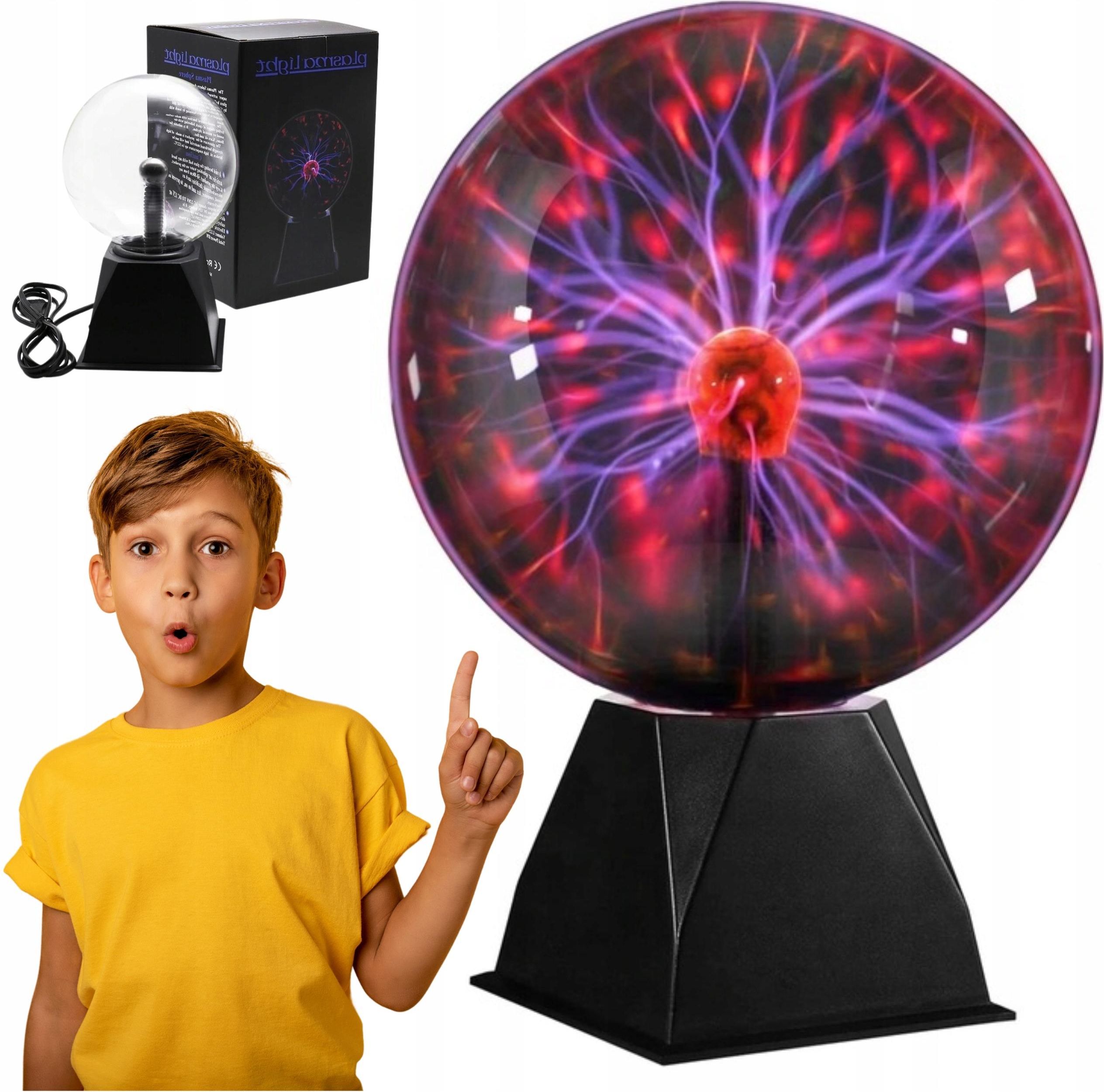 Magiczna Kula Plazmowa Lampa Edukacyjna Dla Dziecka Ze Szkła 60Cm ...