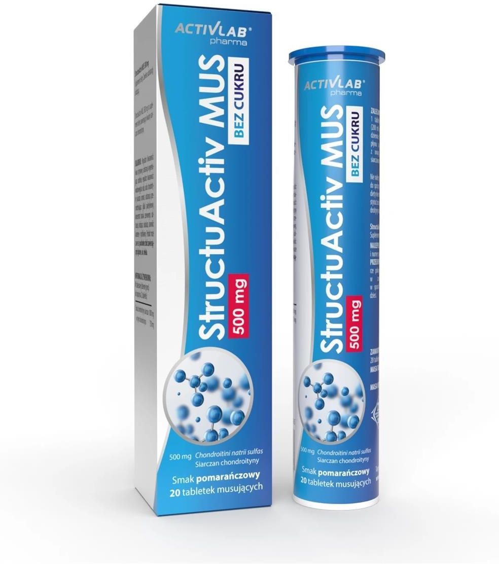 Activlab Pharma Structuactiv Mus 500mg 20tabl. - Opinie i ceny na Ceneo.pl