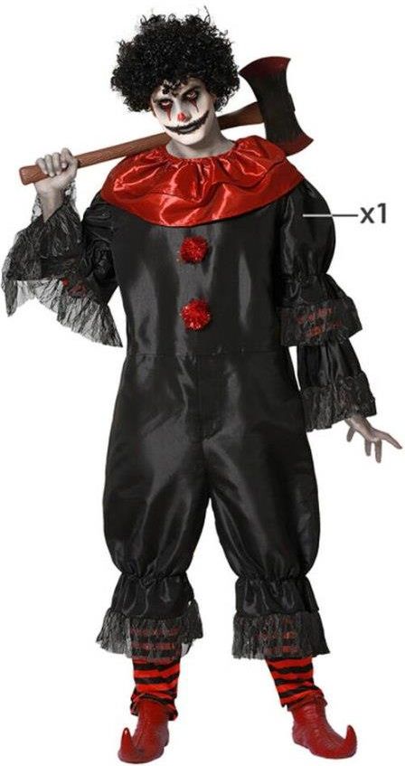 Bigbuy Carnival Kostium Dla Dorosłych Czarny Pajac 1 Sztuk Xs/S ...