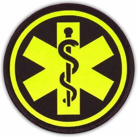 Polska Firma Emblemat Yellow Fluo Eskulap Na Rzepie 8,5Cm - Ceny i ...