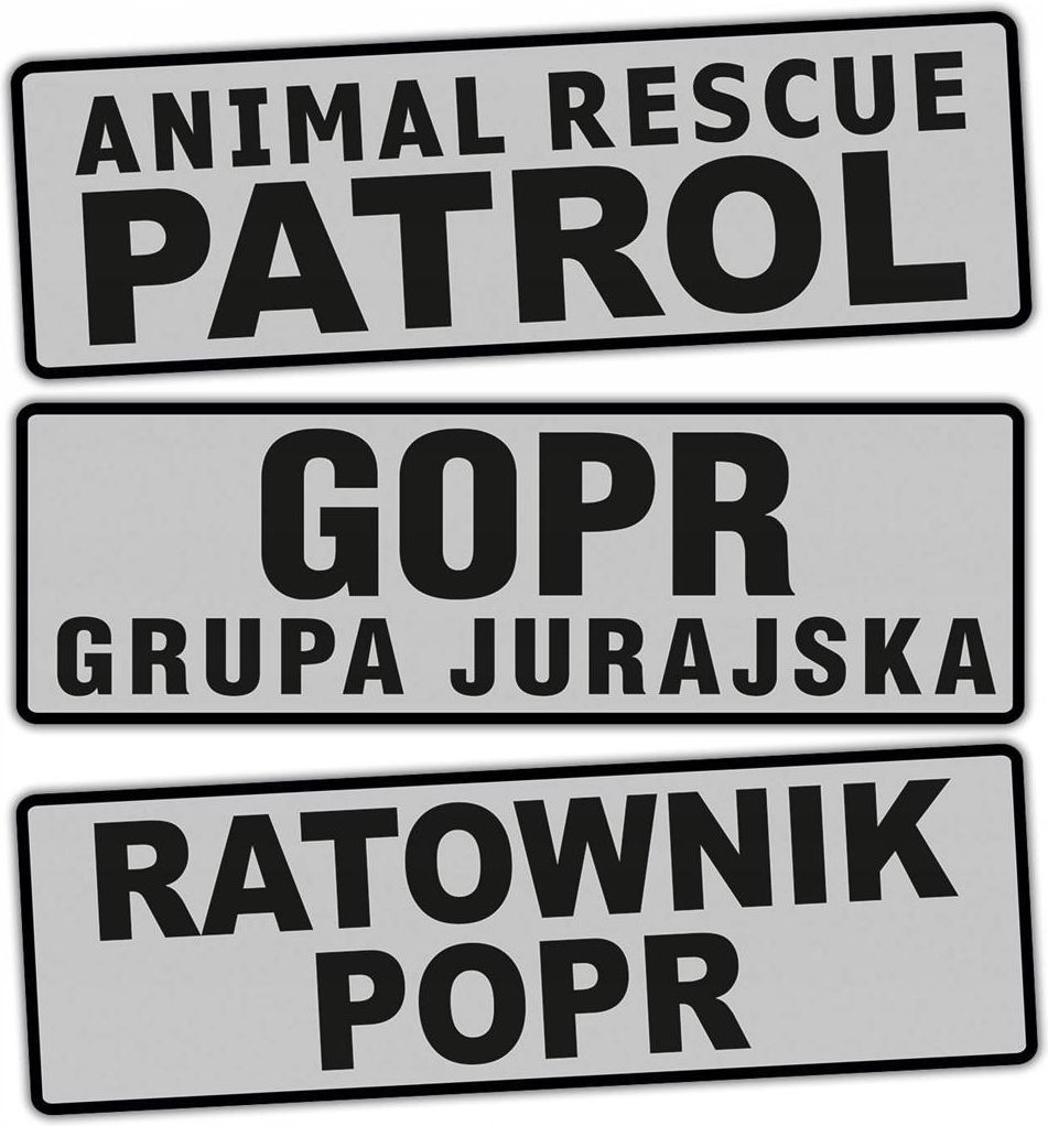 Polska Firma Emblemat Dowolny Odblaskowe Tło Na Rzepie 31X10Cm - Ceny i ...