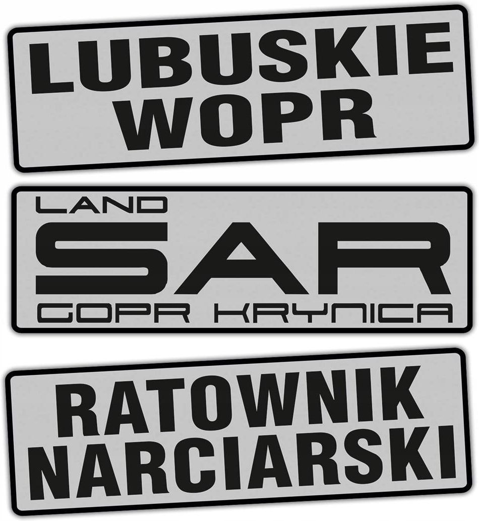 Polska Firma Emblemat Dowolny Odblaskowe Tło Na Rzepie 31X10Cm - Ceny i ...