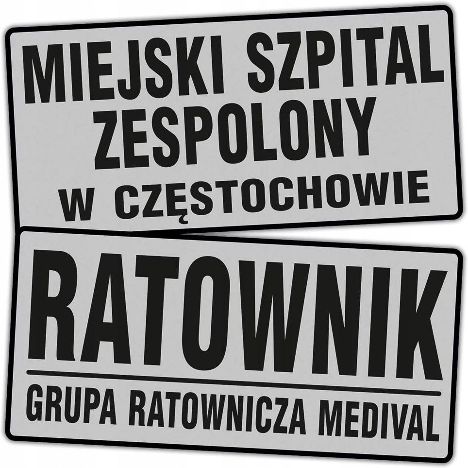 Polska Firma Emblemat Dowolny Odblaskowe Tło Na Rzepie 31X15Cm - Ceny i ...