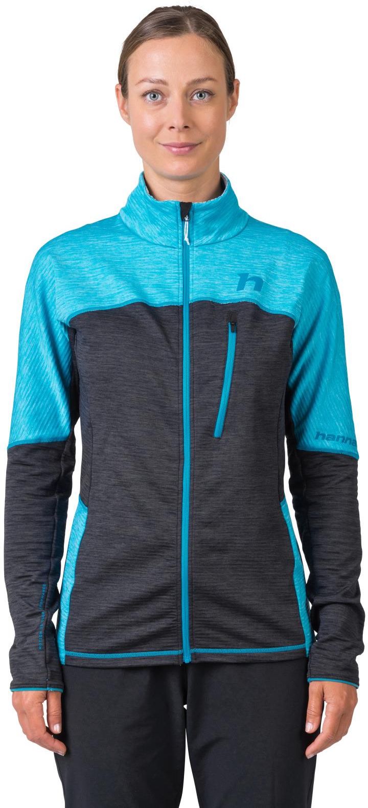 Hannah Damska bluza funkcyjna 10036056HHX clearwater/anthracite mel 36 ...