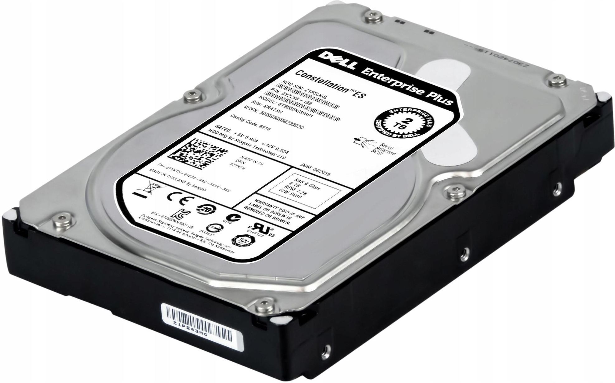 Dysk serwerowy Dell 2Tb Sas 2 72K 64Mb 35' St2000Nm0001 (07YXTH ...