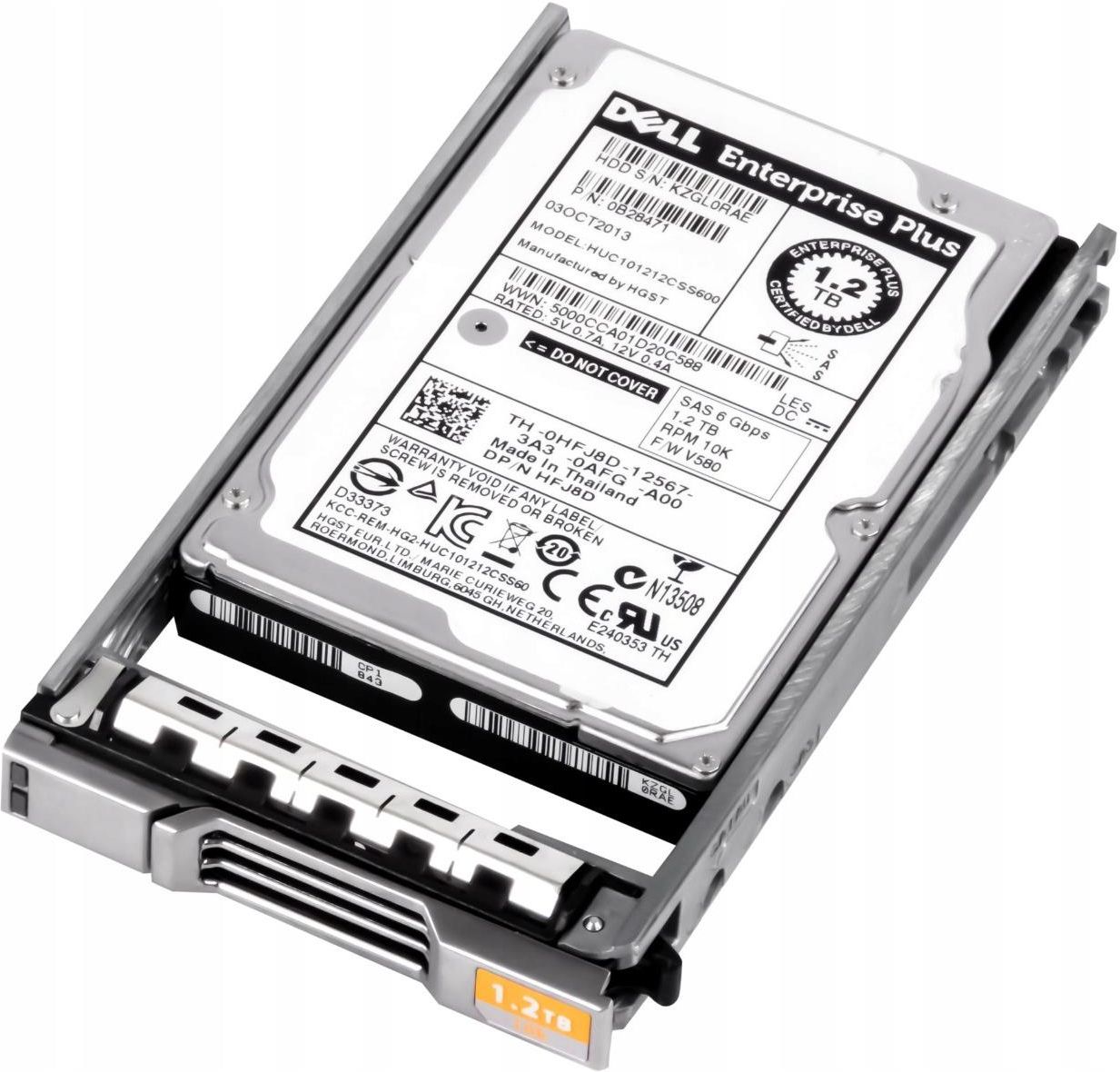 Dysk serwerowy Dell 12Tb 10K Sas 2 25'' Huc101212Css600 (0HFJ8D ...