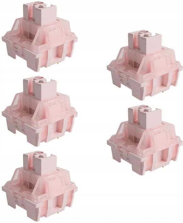 Akko Cs Sakura Switch Przełączniki 5szt do Klawiatury mechanicznej ...