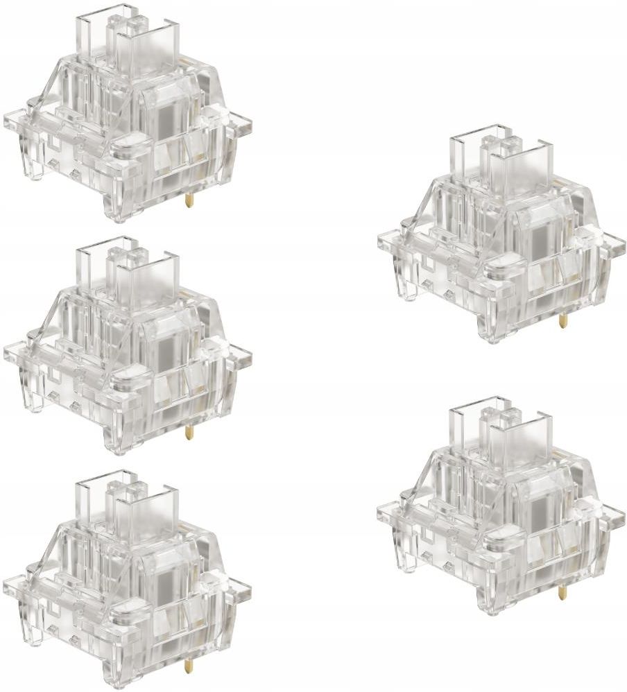 Akko V3 Crystal Pro Switch Przełączniki Mechaniczne 5szt Liniowy ...