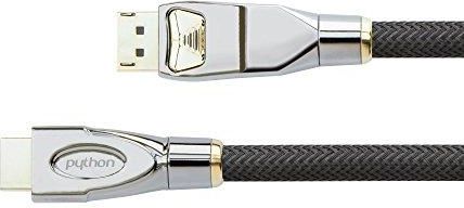 Python Seria Premium DisplayPort 1.2 do HDMI 2.0 kabel przyłączeniowy ...