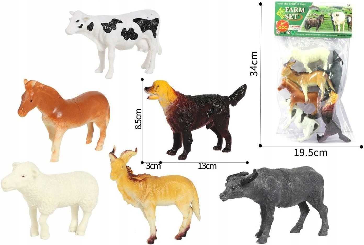Gazelo Toys Zestaw Zwierzęta Domowe Farma 6 Elementów 56676 - Ceny i ...