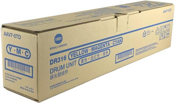 Sprzęt komputerowy outlet Produkt z Outletu: Konica Minolta Bęben Dr-316 Aav70Td Cmy Oryginał ...