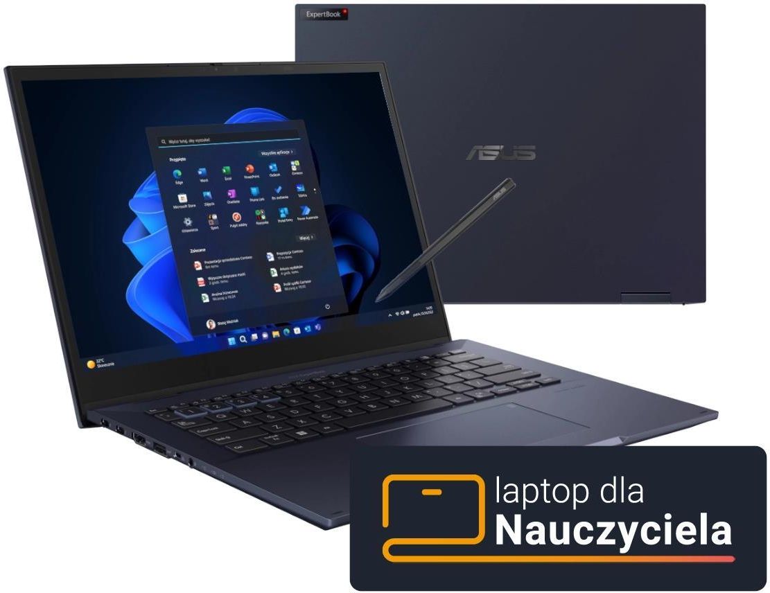 Laptop ASUS ExpertBook B7 Flip B7402FEA i7-1195G7P/16GB/1TB/W11P Dotyk ...