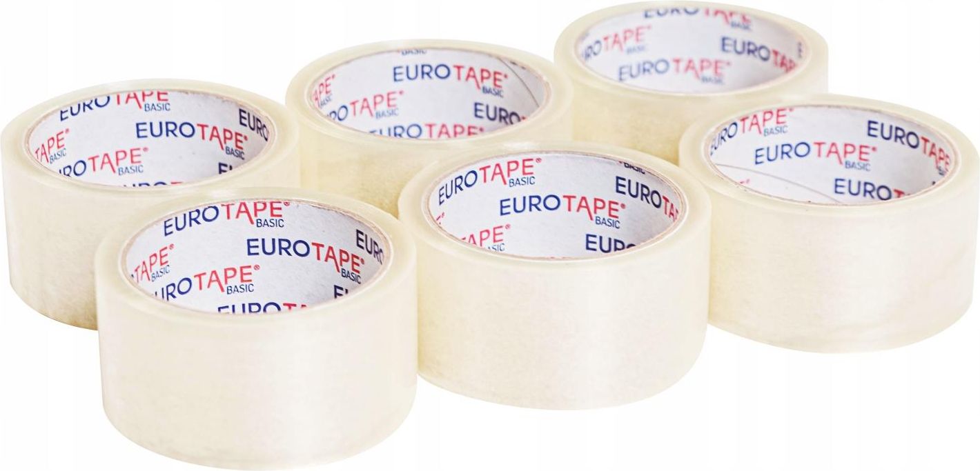 Eurotape 6X Taśma Pakowa Klejąca Transp 48x91m Euro Tape - Ceny i ...