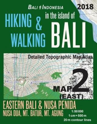 Bali Indonesia Map 2 (East) Hiking & Walking in the Island of Bali ...