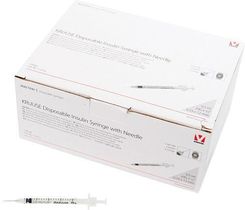 Kruuse Strzykawki J.U. Insulinówka 0,5Ml 29G X 1/2 Cala (100 Szt ...