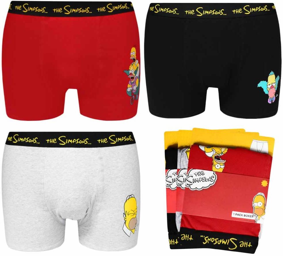Simpsons Bokserki Męskie Bawełniane 3 sztuki L - Ceny i opinie - Ceneo.pl