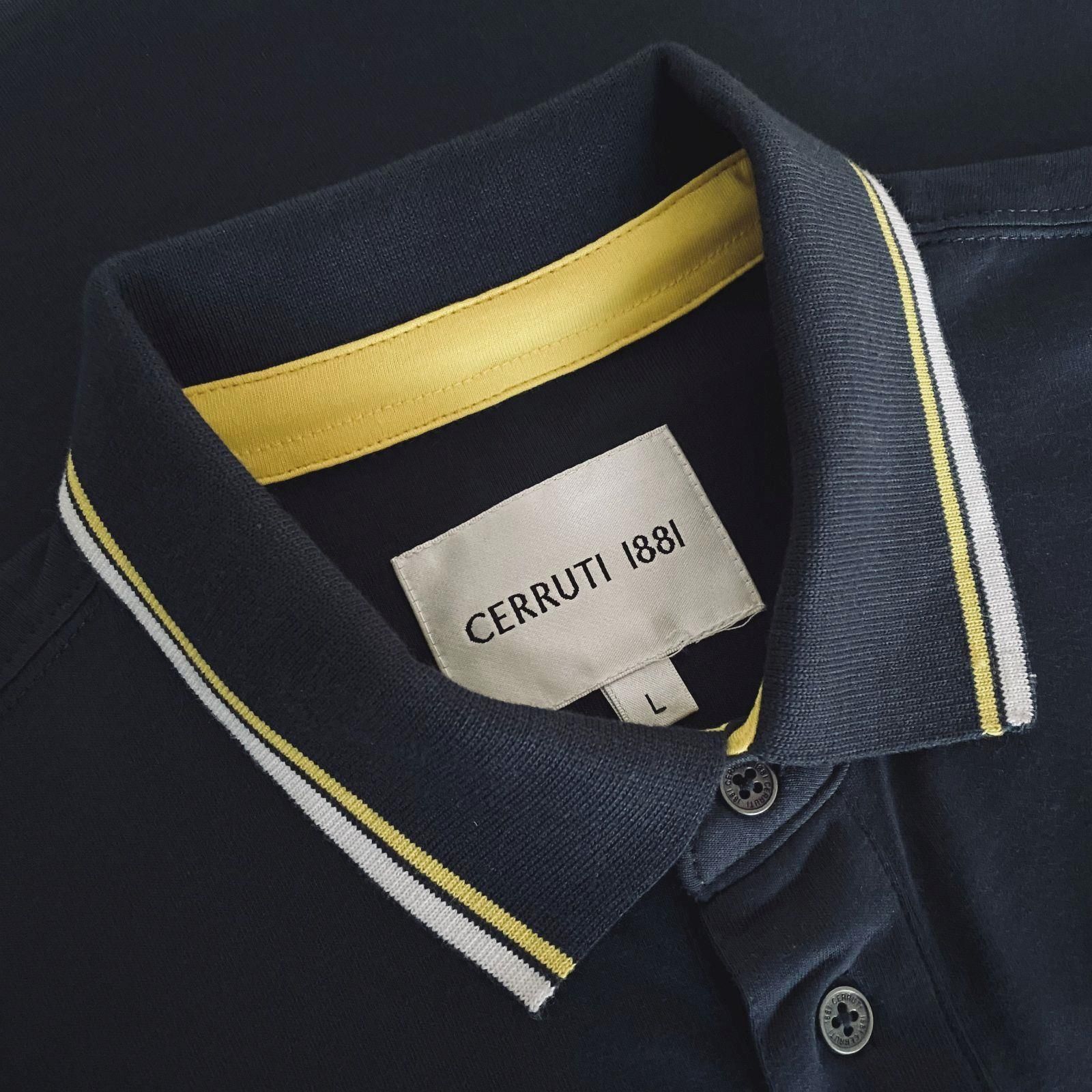 Koszulka polo Cerruti 1881 Guido Men's Single Jersey Polo Shirt r. XL ...