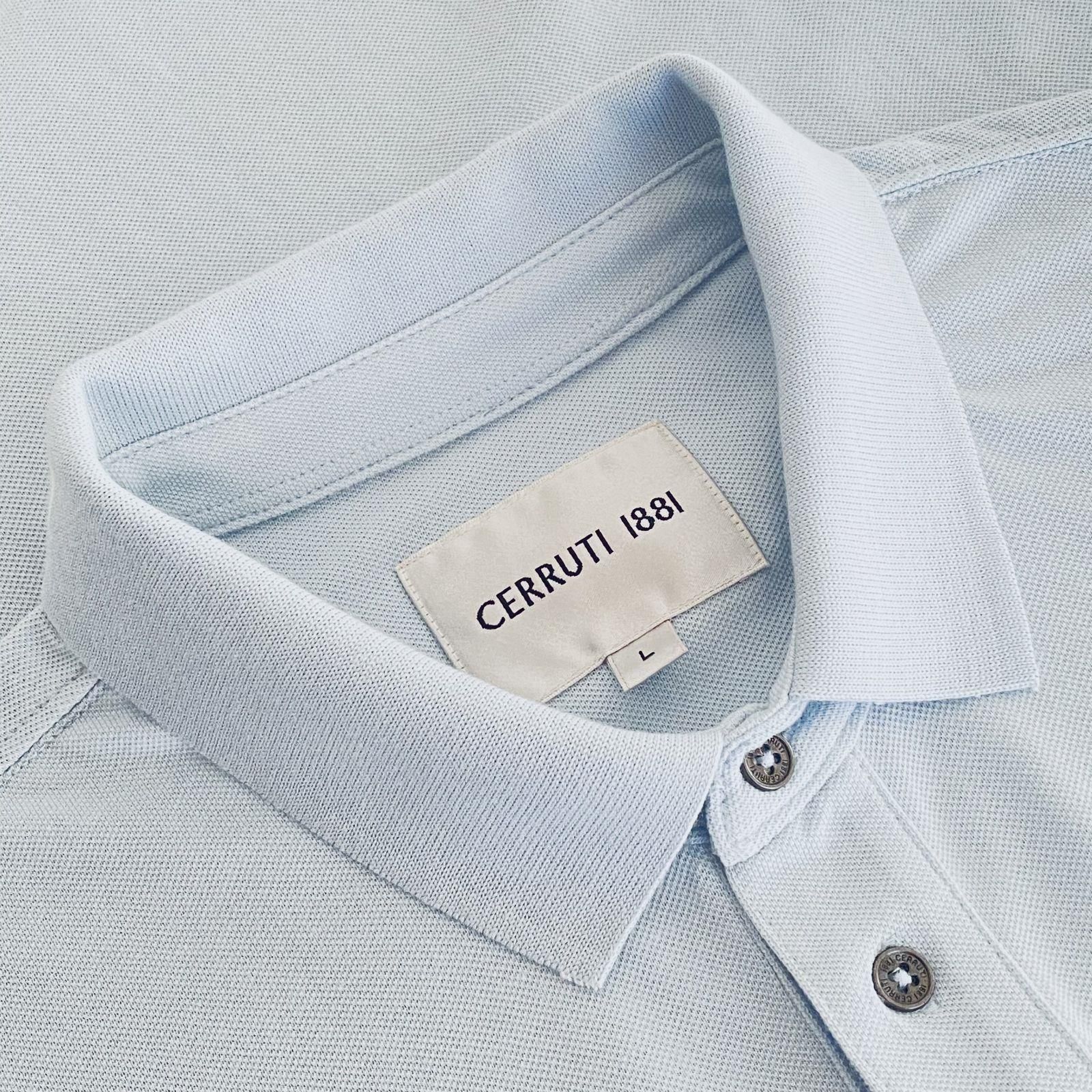 Koszulka polo Cerruti 1881 Gabriel Men's Pique Polo Shirt r. L (52 ...