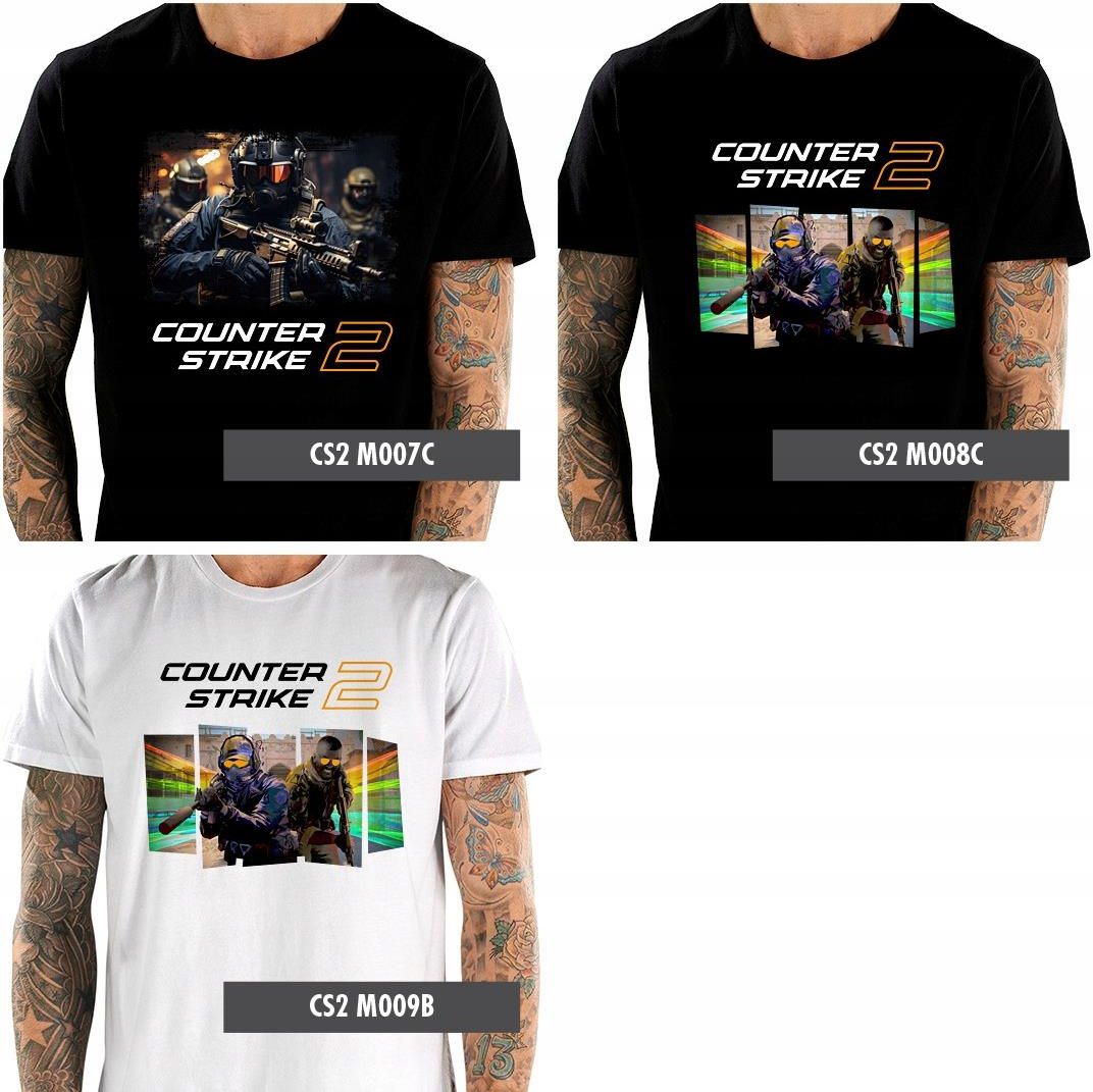Counter Strike 2 CS2 T Shirt Koszulka Męska XL - Ceny i opinie - Ceneo.pl