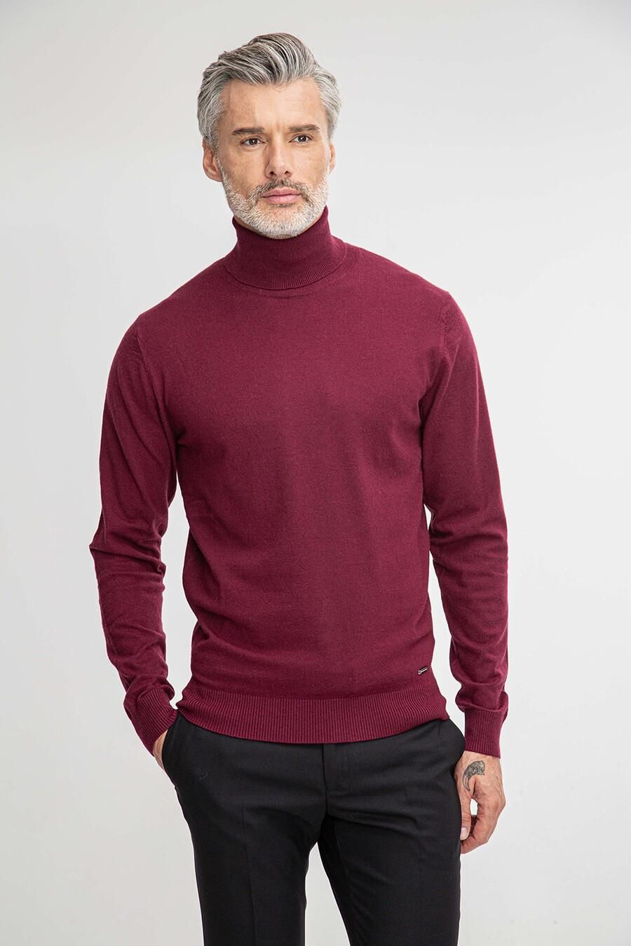 Bordowy golf męski z dzianiny - Ceny i opinie - Ceneo.pl