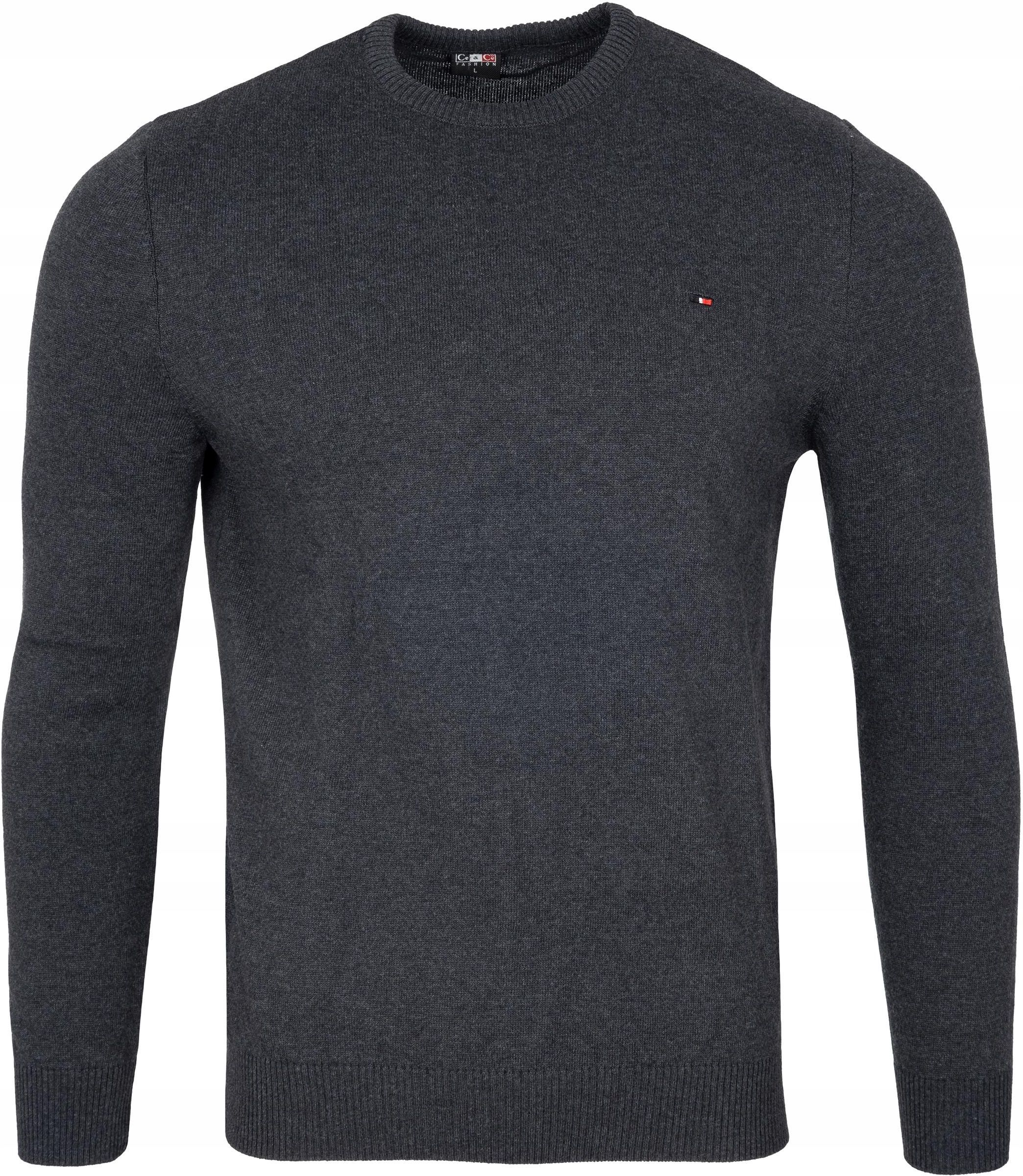 Sweter Meski Krój Dopasowany Pod Szyję L - Ceny i opinie - Ceneo.pl