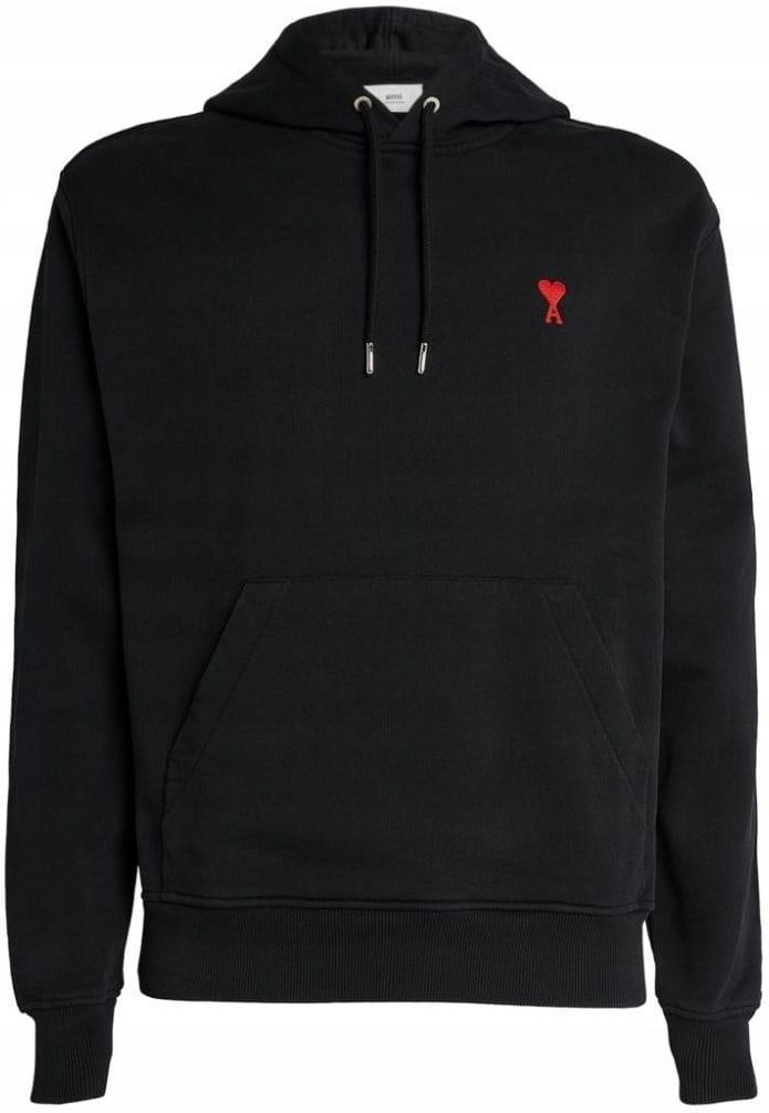 Ami Paris Alexandre Mattiussi Czarna Bluza z Kapturem Xs - Ceny i ...