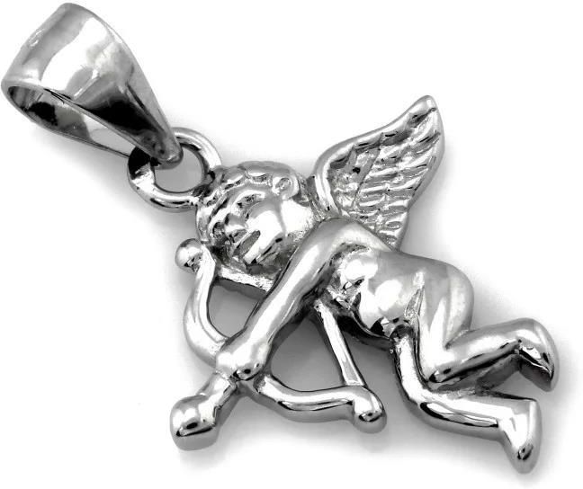 Lovrin Srebrna Zawieszka Amor Łuk Strzała Amorek - Ceny i opinie - Ceneo.pl