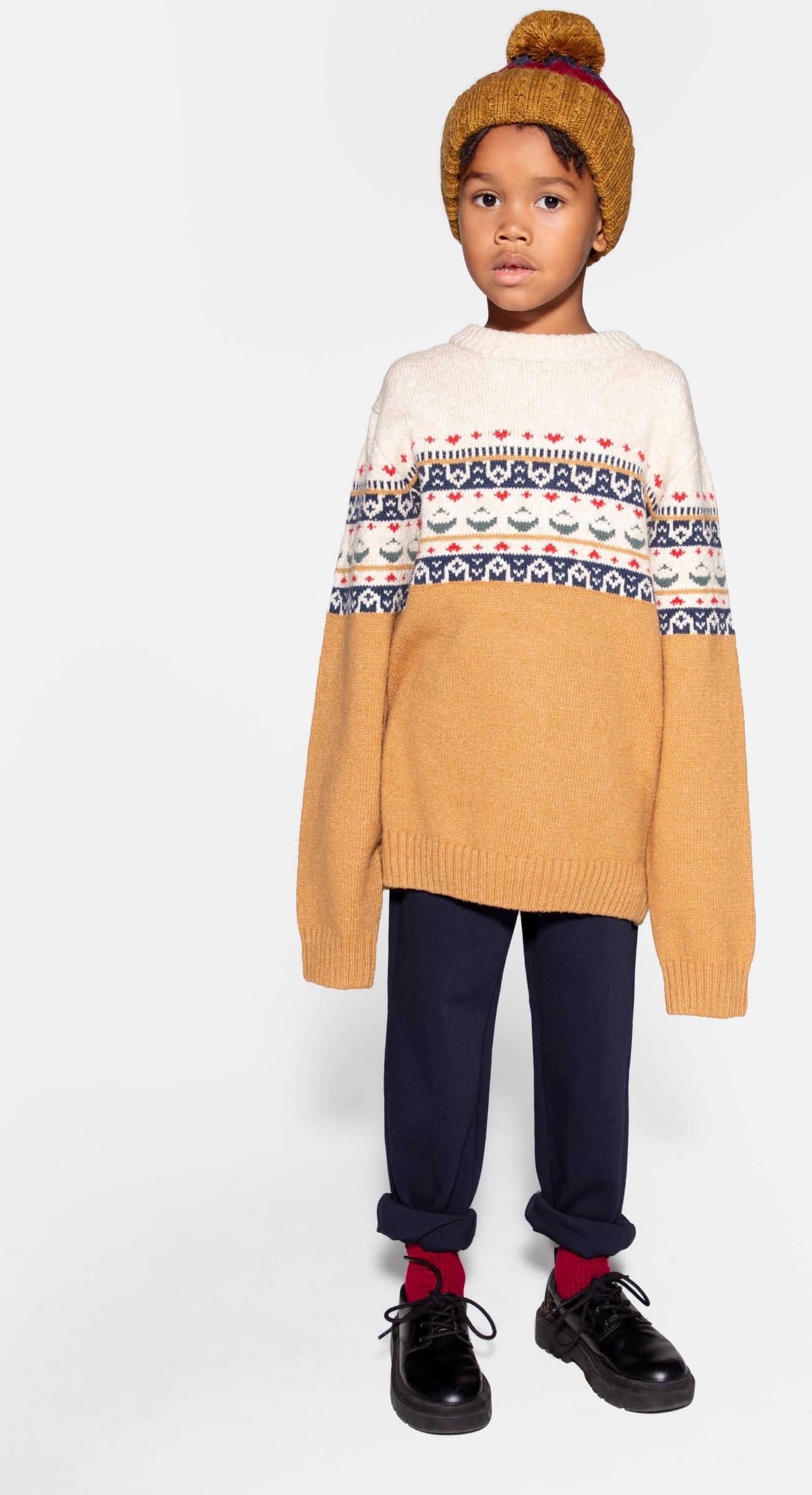 Sweter chłopięcy zimowy wzór norweski roz.152 Coccodrillo - Ceny i ...