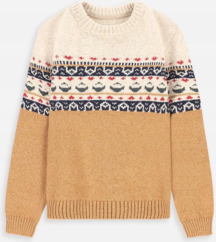 Sweter chłopięcy zimowy wzór norweski roz.152 Coccodrillo - Ceny i ...