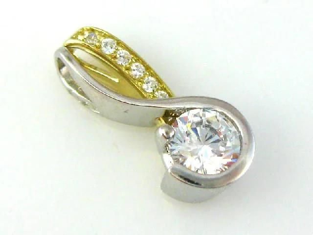 Lovrin Złoty Komplet Kolczyki I Zawieszka Z Cyrkoniami - Ceny i opinie - Ceneo.pl