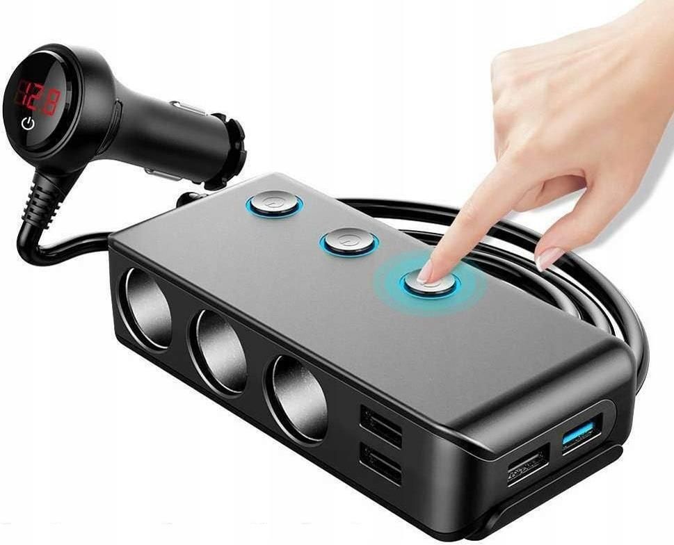 Rozdzielacz Gniazda Zapalniczki 12-24V Usb Qc3.0 - Opinie i ceny na Ceneo.pl