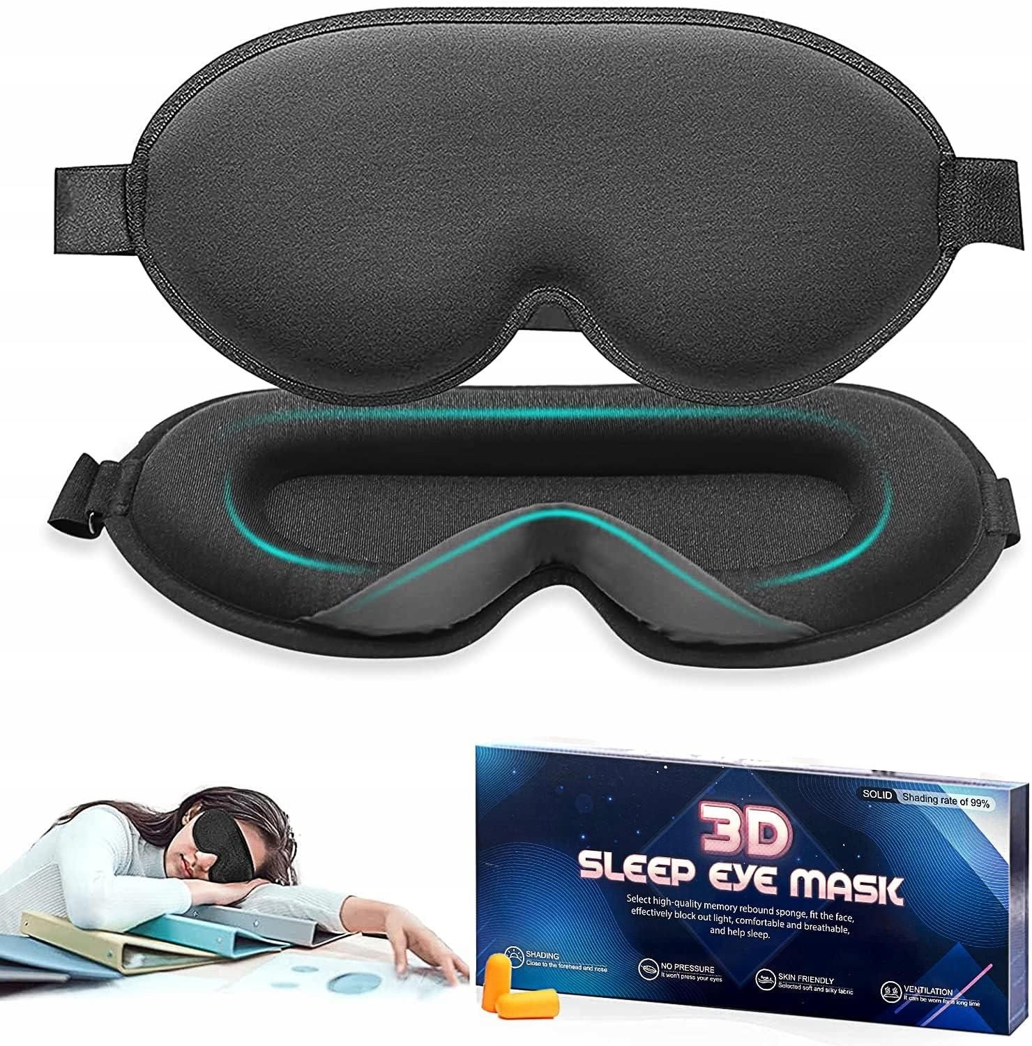 Maska do Spania Wyprofilowane Miseczki 3D Na Oczy - Ceny i opinie ...