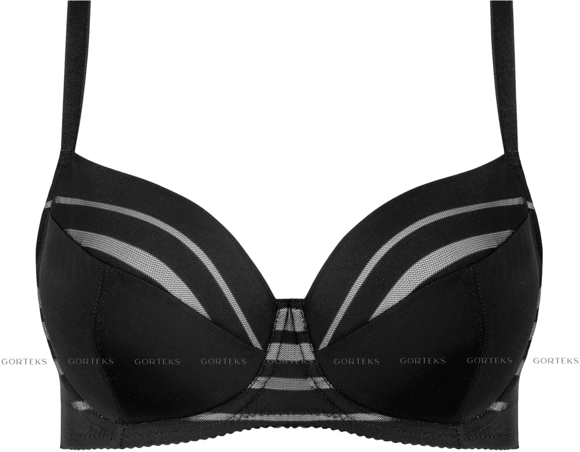 Luna biustonosz usztywniany w paski (kolor czarny, rozmiar 80D) - Ceny i opinie - Ceneo.pl