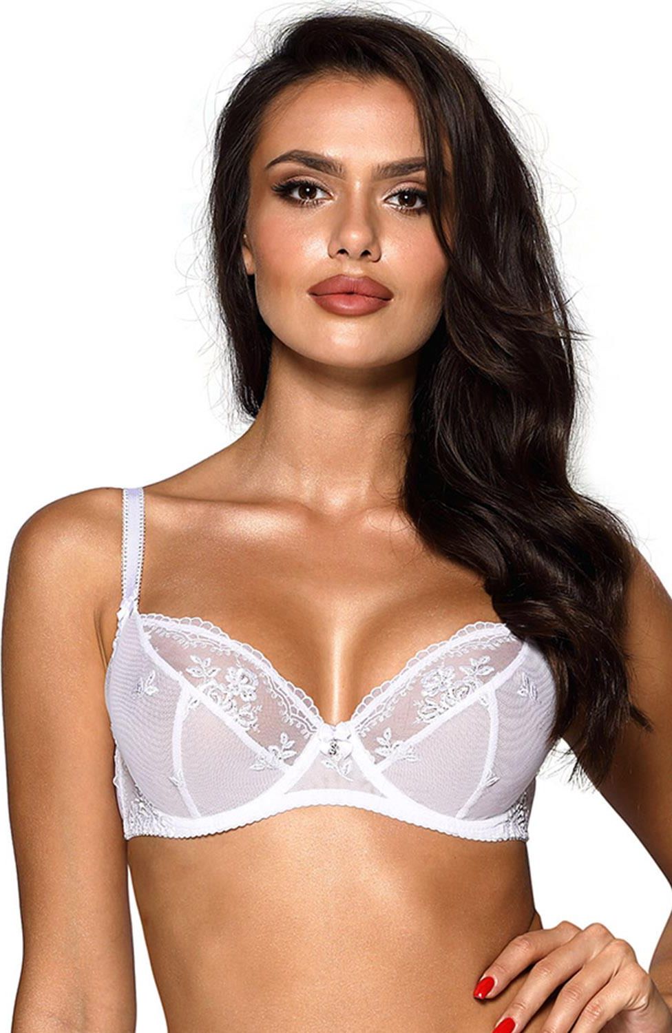 Biustonosz miękki Axami V-10191 biały - biały - Ceny i opinie - Ceneo.pl