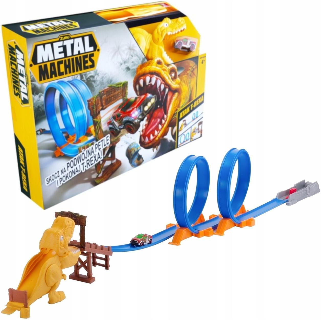 Zuru Metal Machines Atak T-Rex Tor+Pętla+Wyrzutnia - Ceny i opinie ...