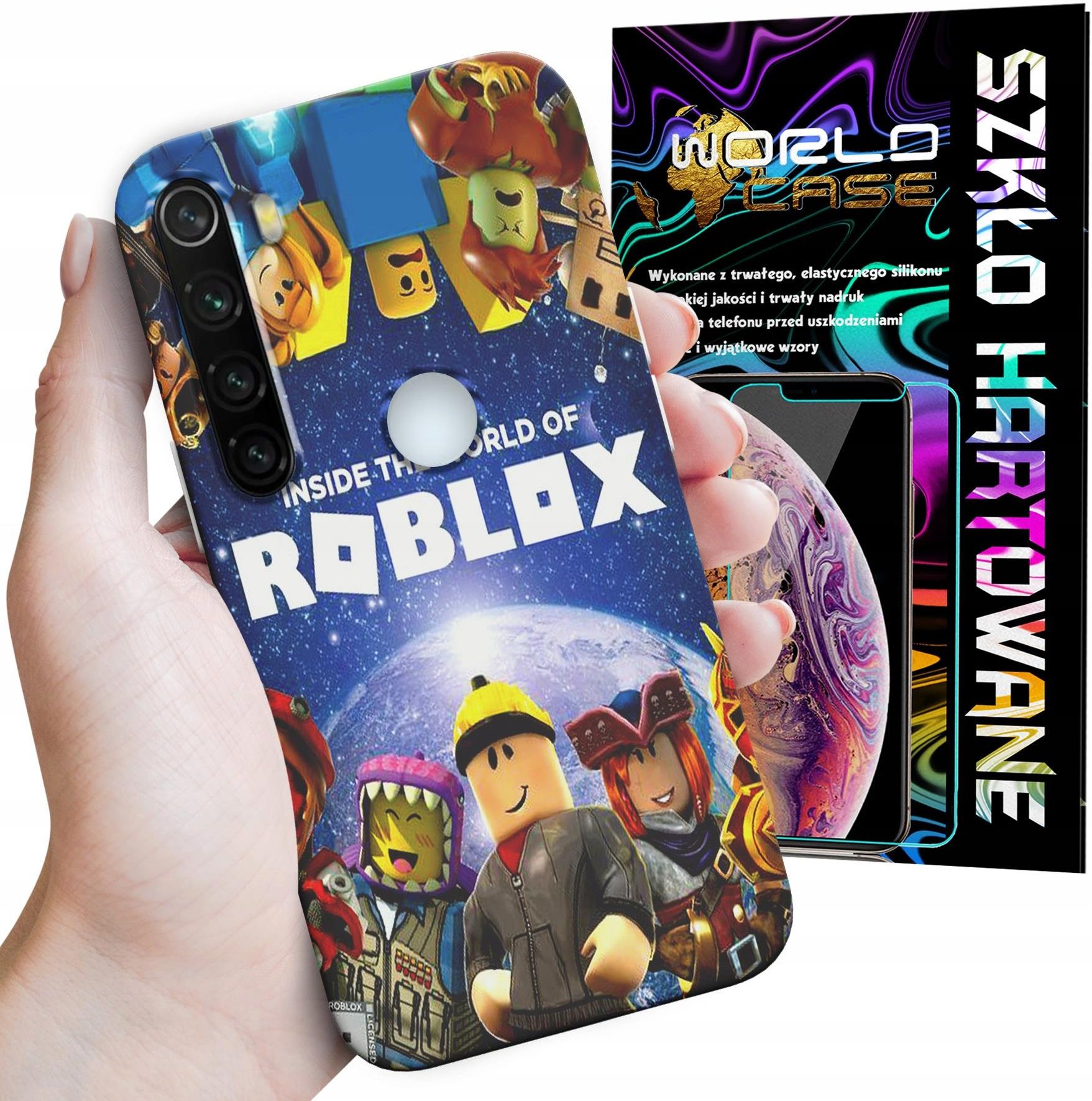 World Case Etui Do Xiaomi Note 8T Roblox Dzieciece Mario Szkło - Etui ...