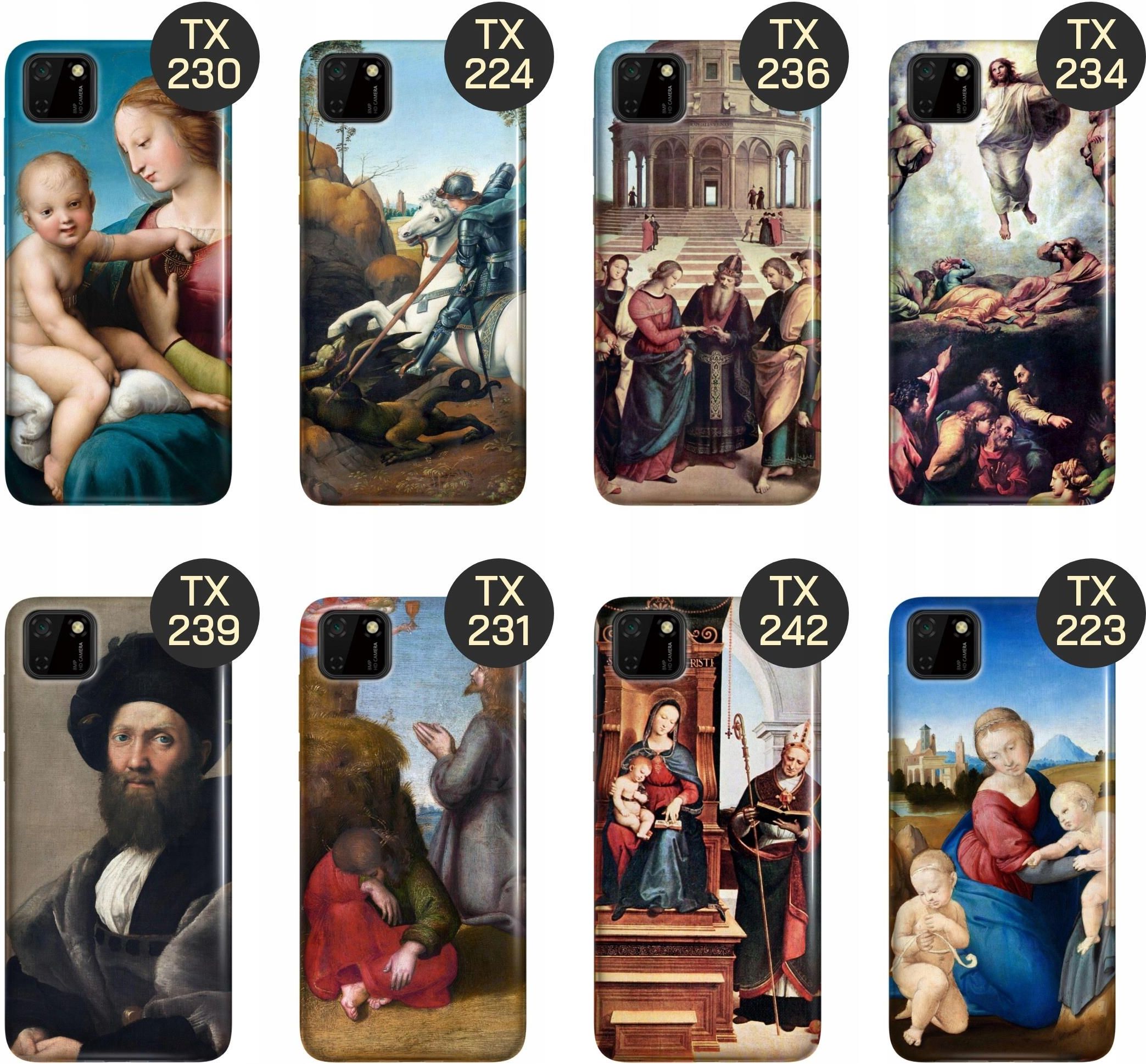 Hello Case Etui Do Huawei Y5P Raffaello Raphael Obrazy Renesans Obudowa - Etui na telefon, ceny ...