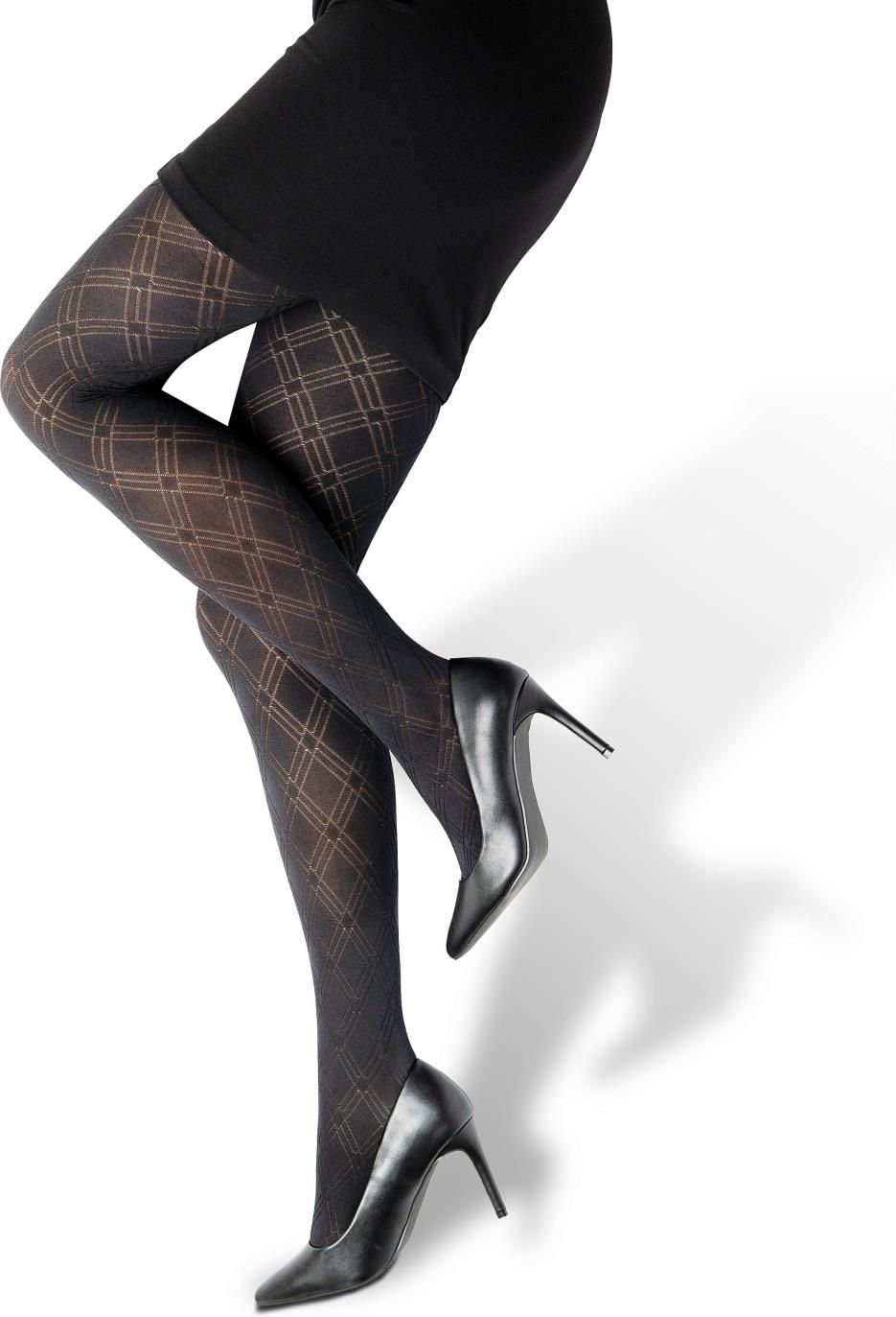 Lady B Rajstopy wzorzyste 60 Den BM000004252200100601 czarny L/170-176/ ...