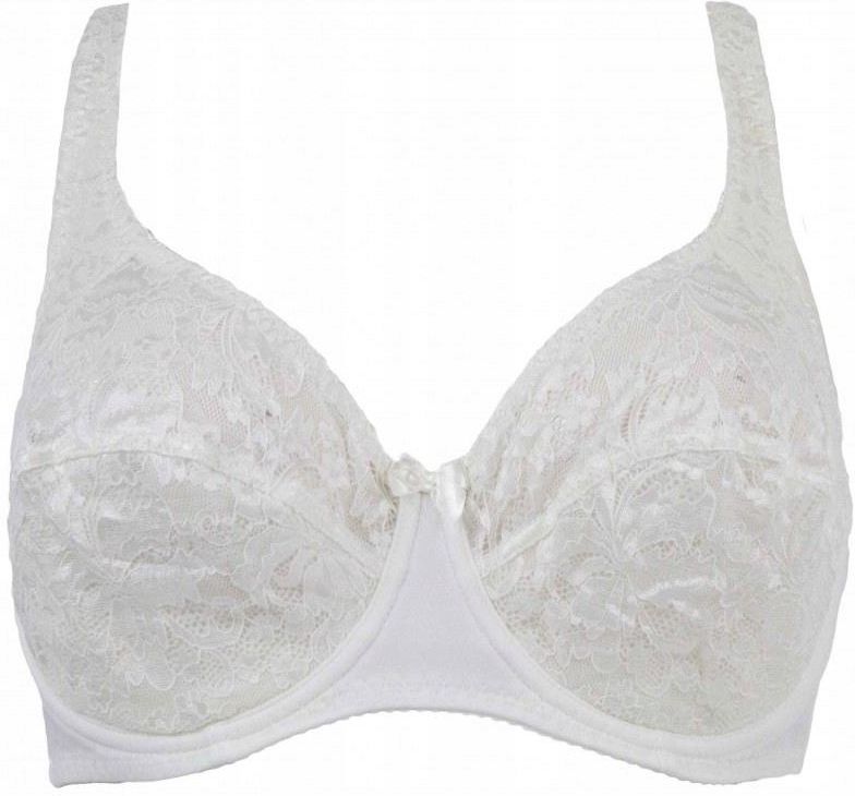 Biustonosz 90F biały stanik miękki koronka Anfen - Ceny i opinie - Ceneo.pl