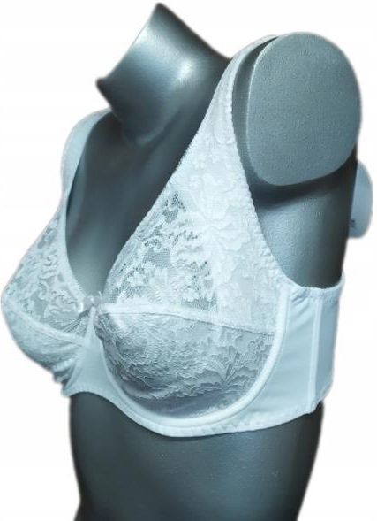 Biustonosz 85F biały stanik miękki koronka Anfen - Ceny i opinie - Ceneo.pl