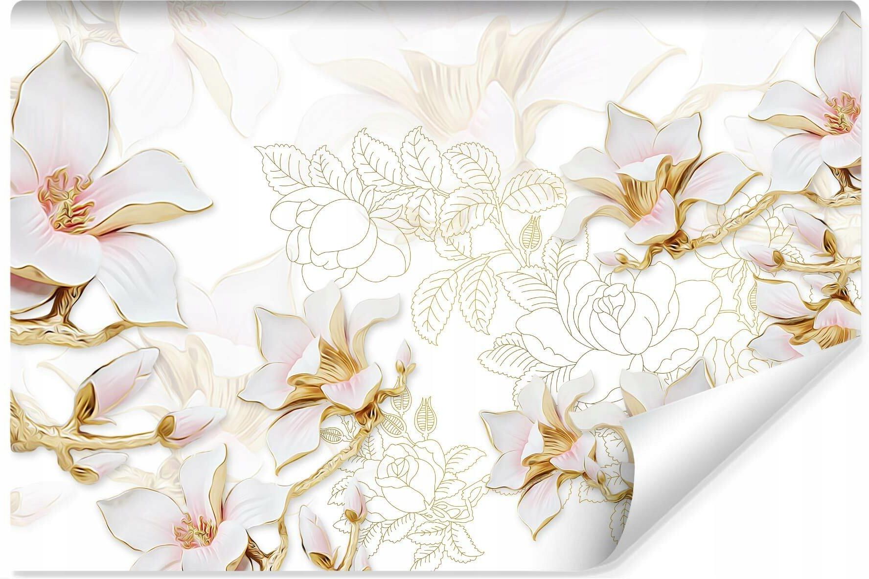 Muralo Fototapeta Do Sypialni Kwiaty Magnolia Abstrakcja Efekt 3D 135X90 - Opinie i ceny na Ceneo.pl
