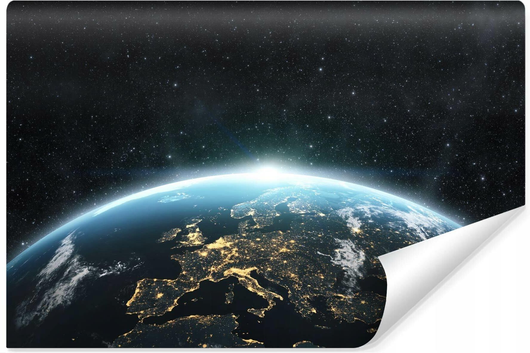 Muralo Fototapeta Kosmos Ziemia Planety Gwiazdy Galaktyka Efekt 3D 135X90 - Opinie i ceny na ...