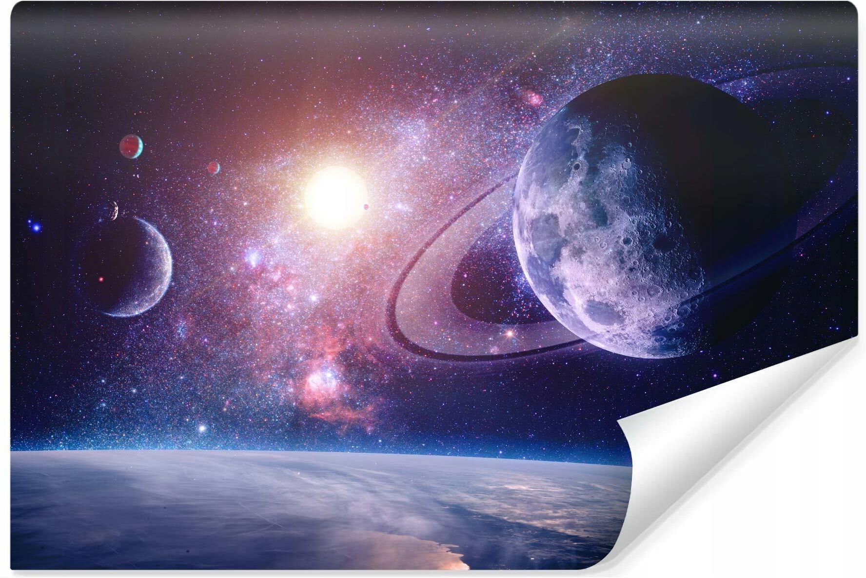 Muralo Fototapeta Dla Młodzieży Planety Kosmos Galaktyka Gwiazdy Mgławica 315X210 - Opinie i ...