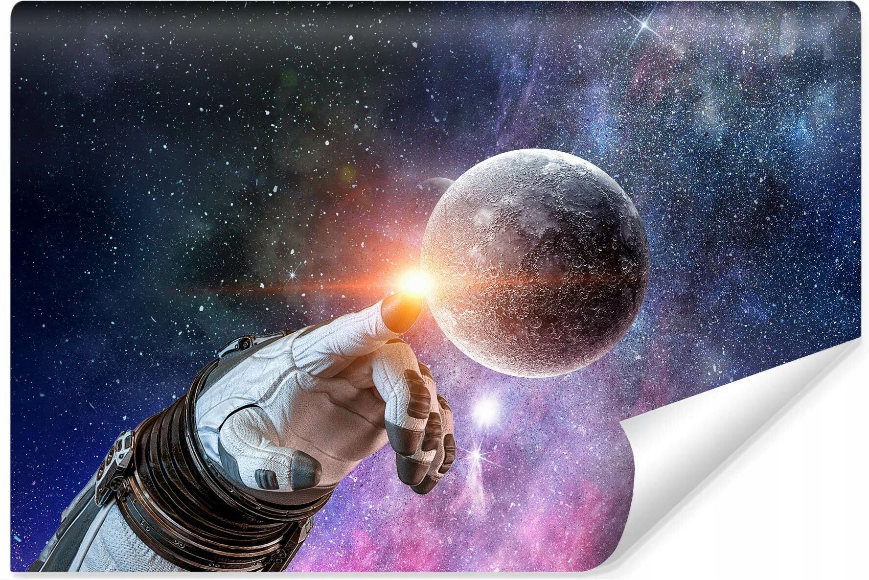 Muralo Fototapeta Młodzieżowa Kosmos Planeta Kosmonauta Galaktyka Gwiazdy 405X270 - Opinie i ...