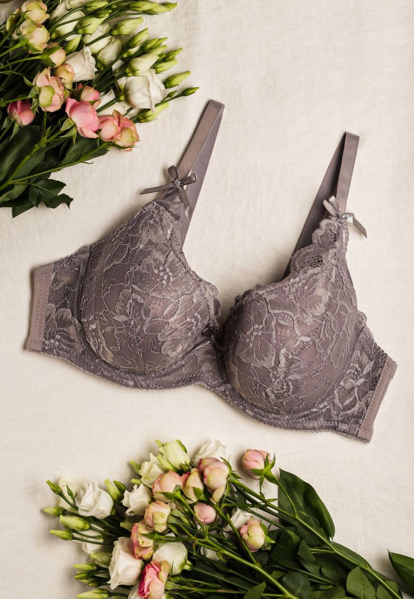 Born2Be Szary Biustonosz damski 85C Full Cup - Ceny i opinie - Ceneo.pl