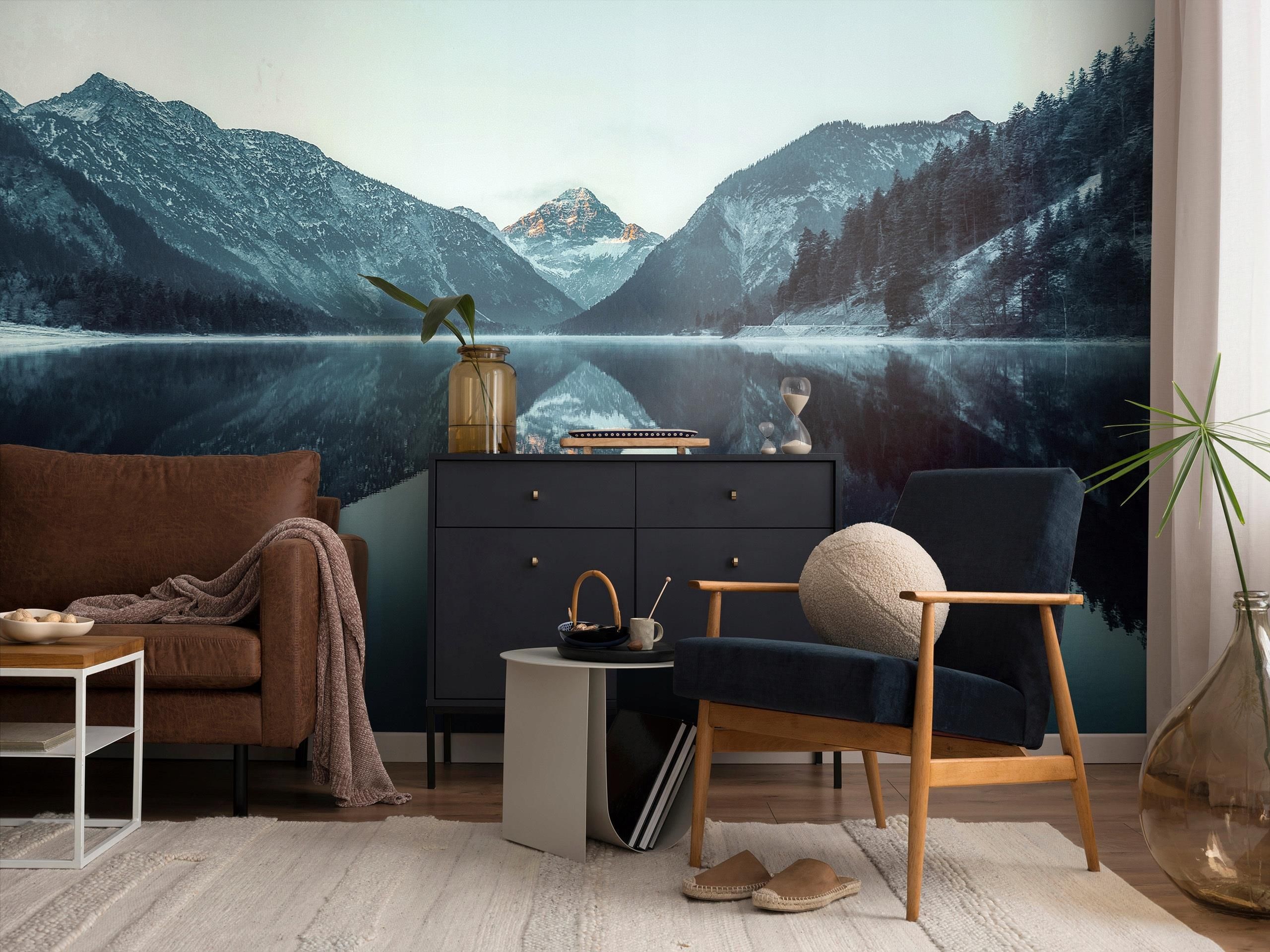 Muralo Fototapeta Do Sypialni Pejzaż Górskie Jezioro Góry Natura Efekt 3D 135X90 - Opinie i ceny ...